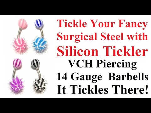 TICKLE YOUR FANCY Surgical Steel SILICON TICKLER (YES, It Tickles There ...