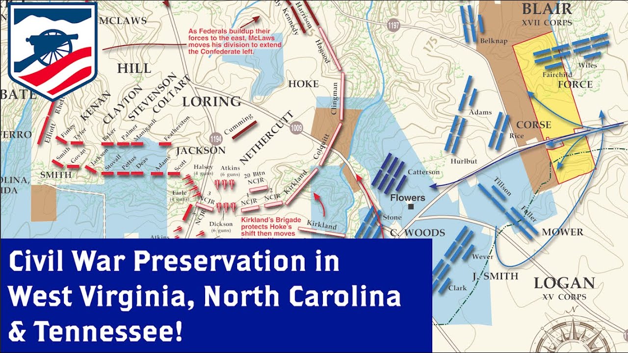 Civil War Battlefields West Virginia Map