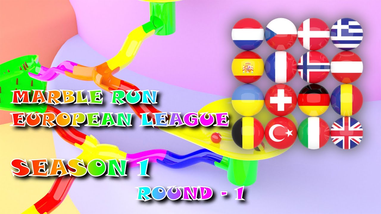 Marble Run Countries - European League - Season 1 - Round 1 - YouTube