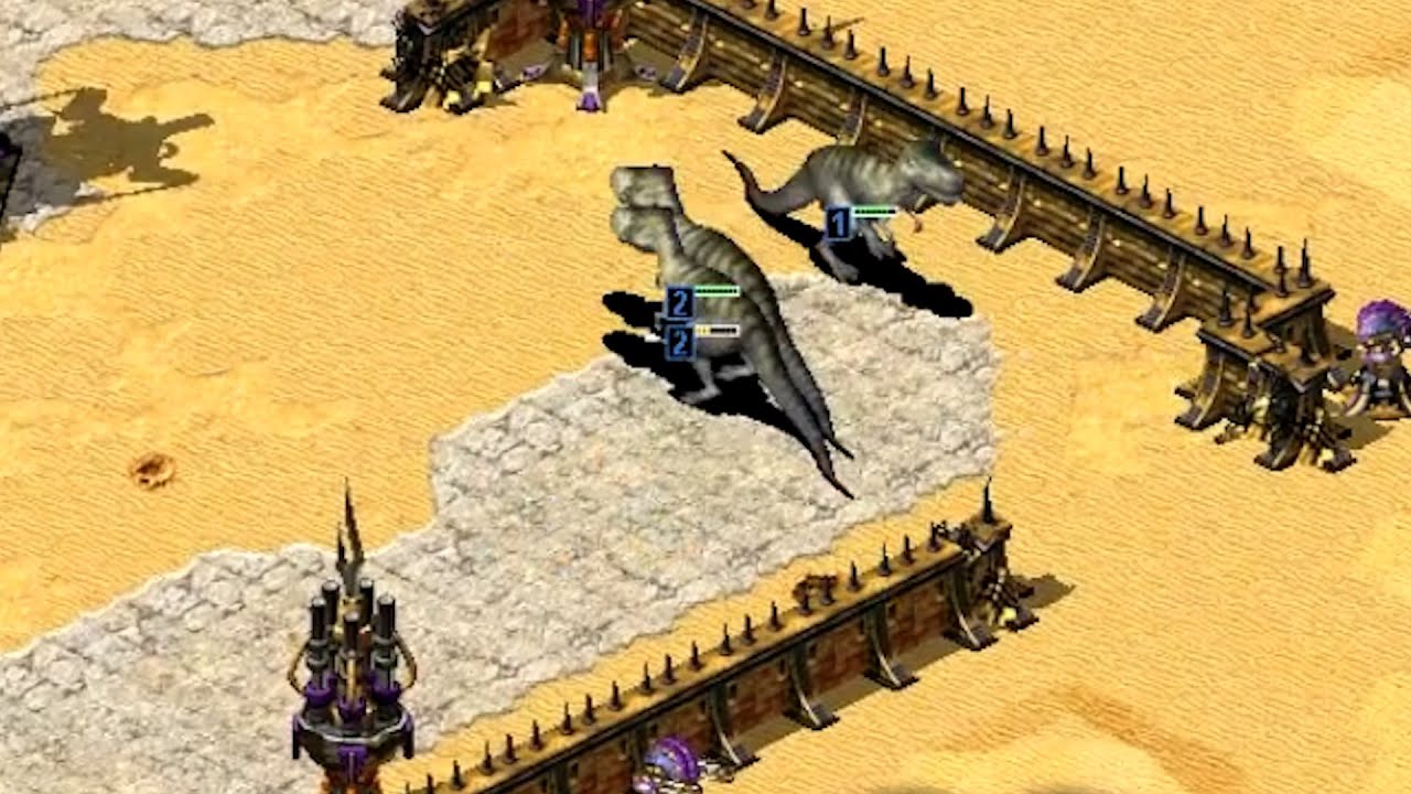 Three Dinosaurs Save Einstein！ -Red Alert 2 - YouTube