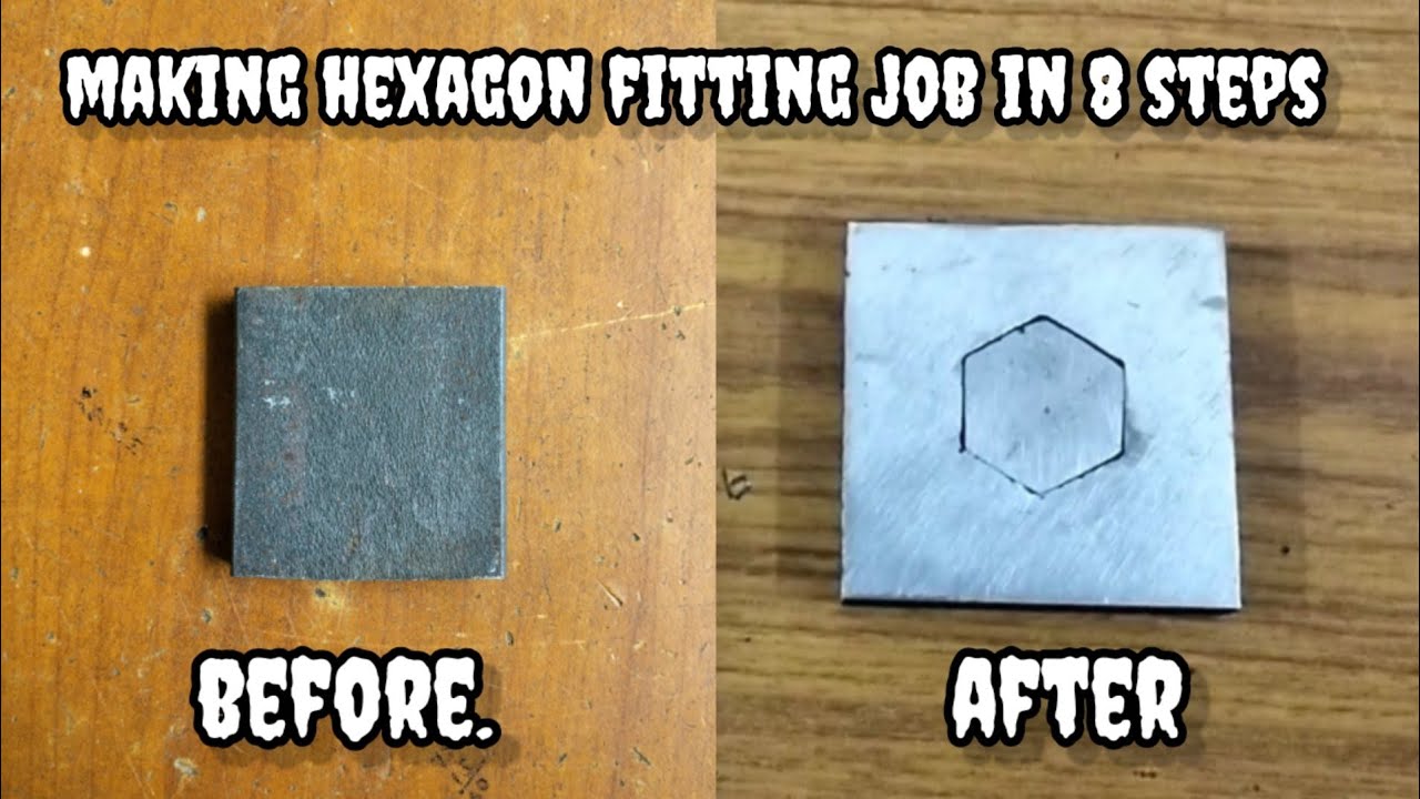 hexagonal fitting in 8 easy steps for iti Students - YouTube