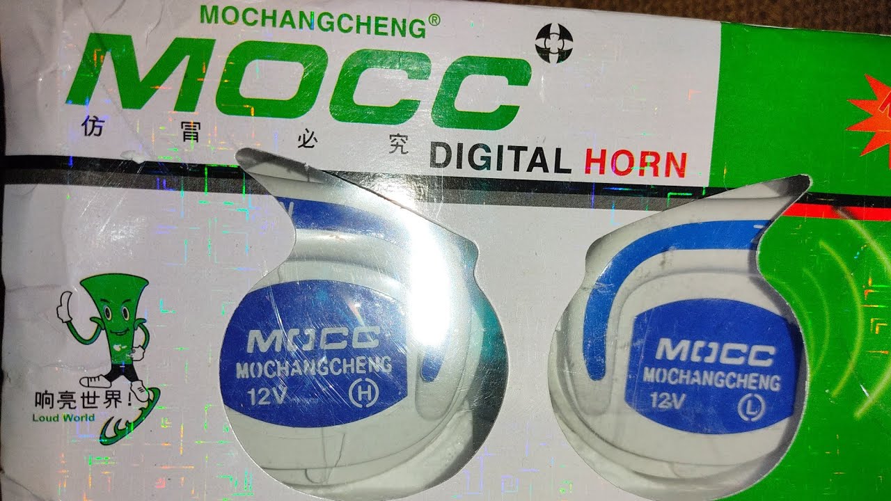 Unboxing (Mocc Horn)22 different sound Review of Mocc Horn - YouTube