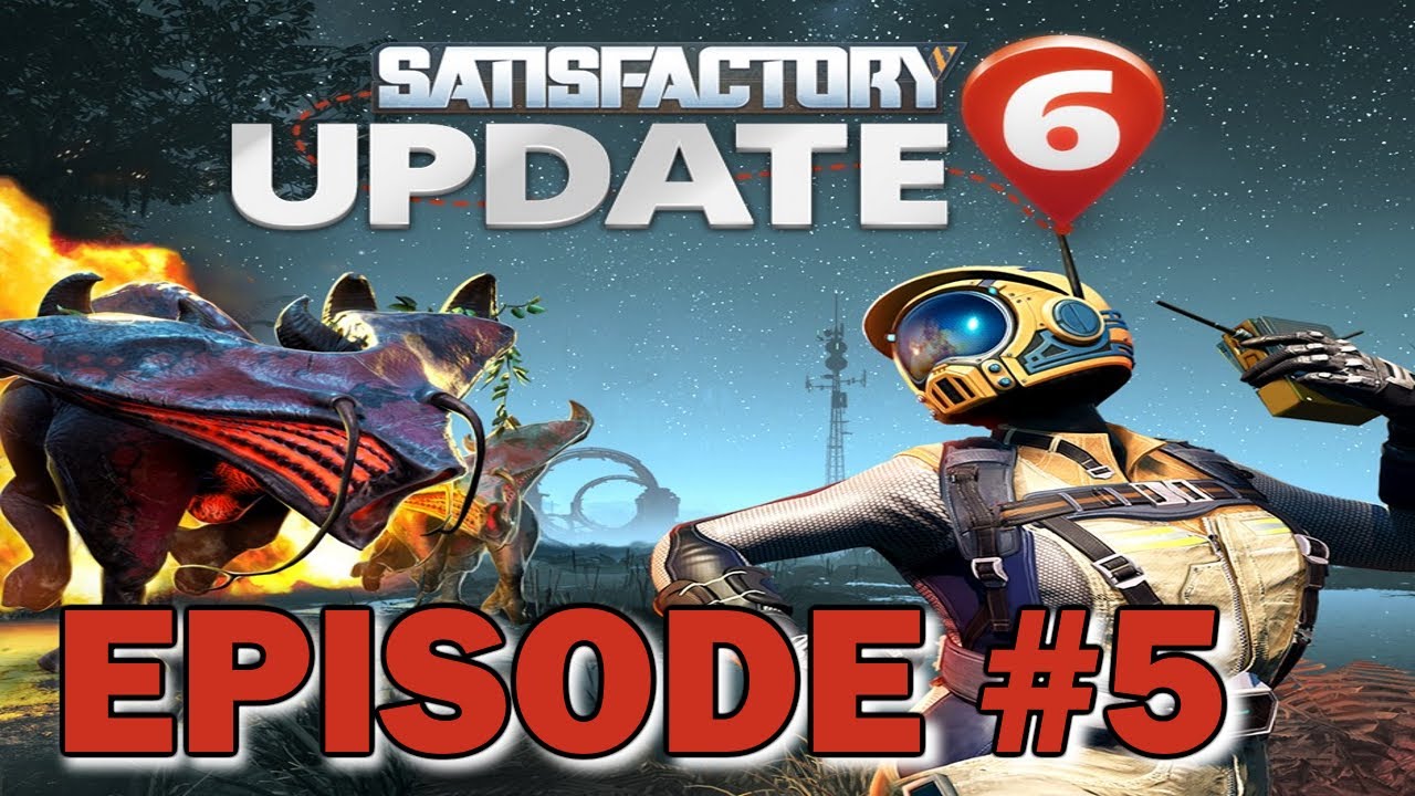 Satisfactory (PC) - U6 - REINFORCED IRON PLATE FACTORY AND BLADERUNNERS ...