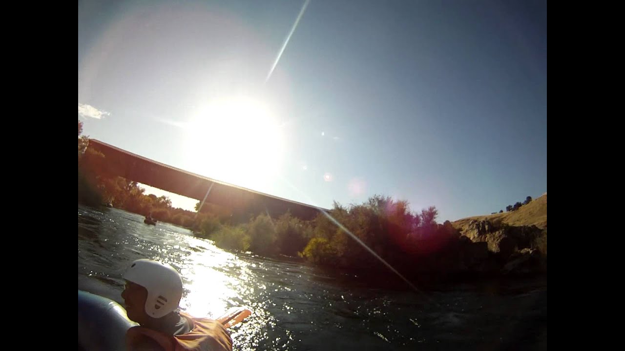 Rafting Goodwin Canyon Covered Bridge - YouTube