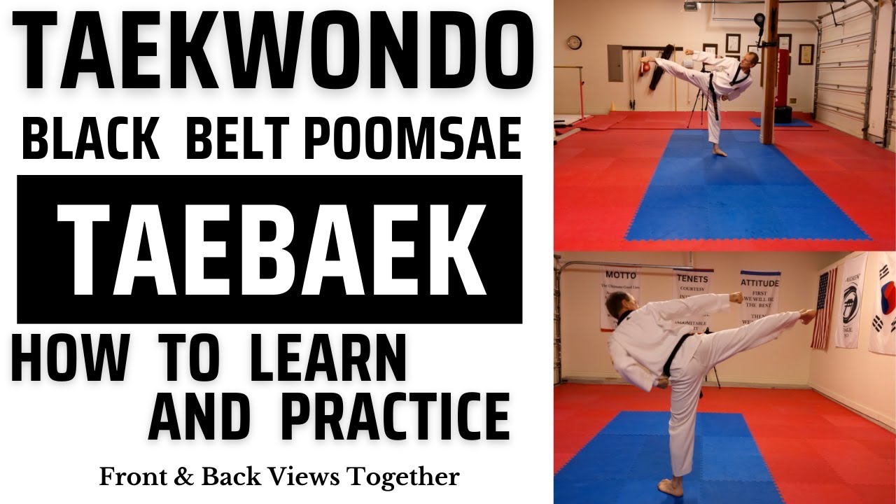 Taebaek Taekwondo Black Belt Form 3 #taekwondo #taekwondopoomsae # ...