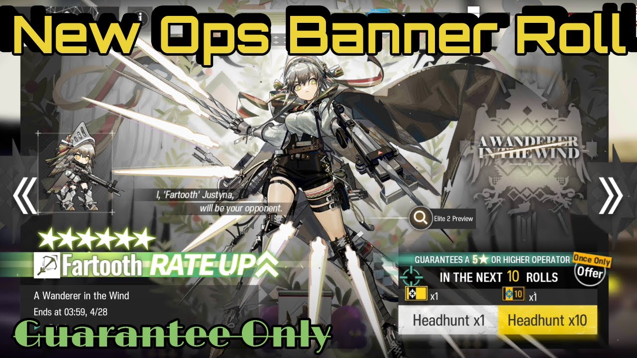 Arknights - Fartooth Ashlock Banner Roll (Please Another New Ops) - YouTube