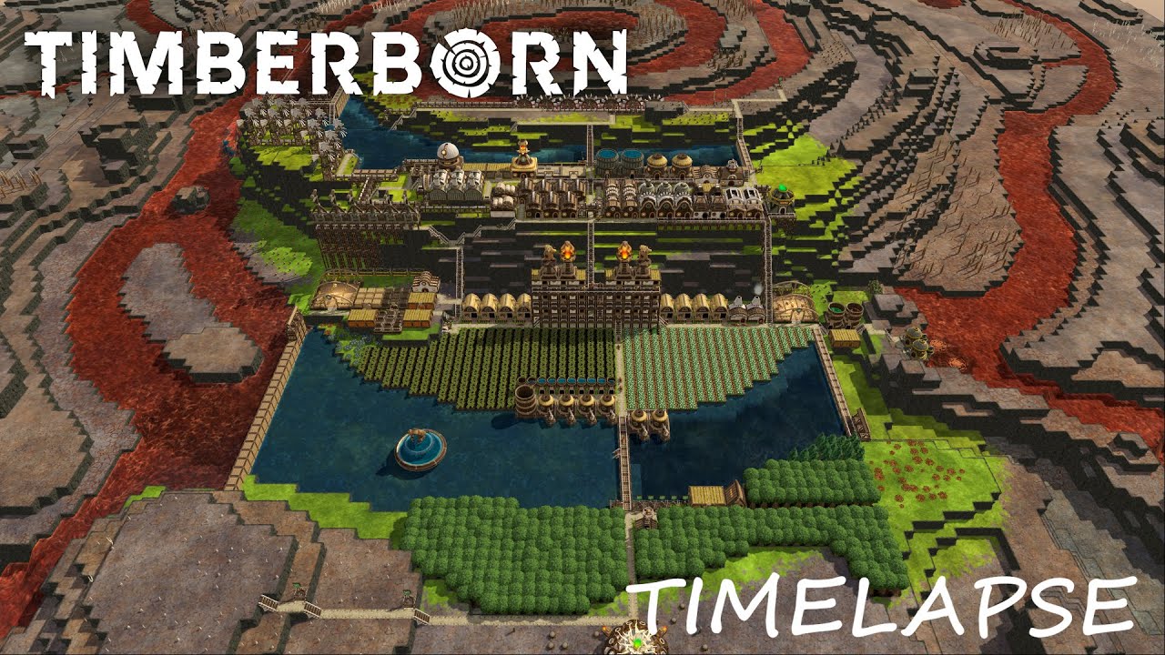 Helix Mountain (UPDATE 5) - Timberborn Timelapse [hard mode] - YouTube