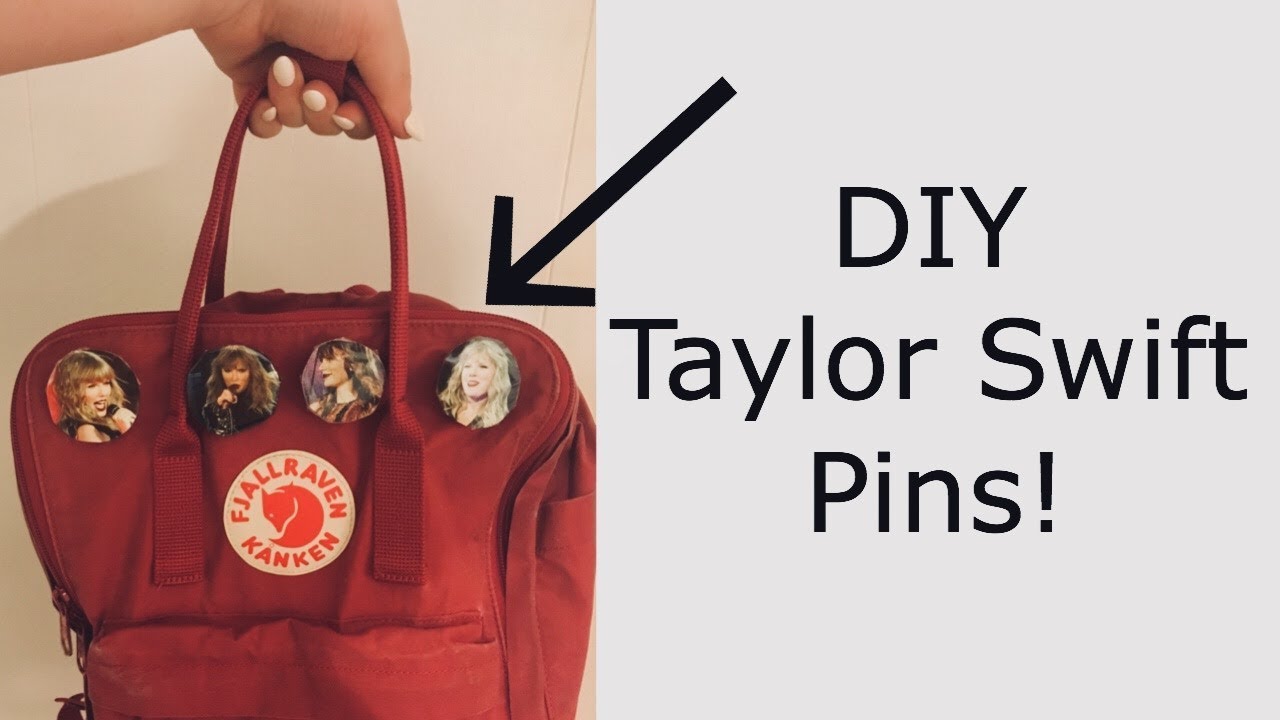Diy Taylor Swift pins! - YouTube
