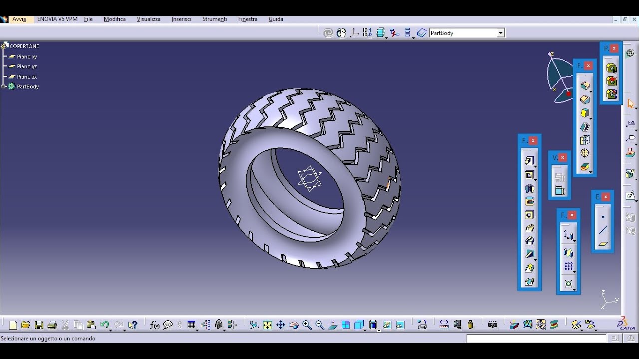 CATIA V5 | Wireframe & Surface Design + Part Design | Copertone - YouTube