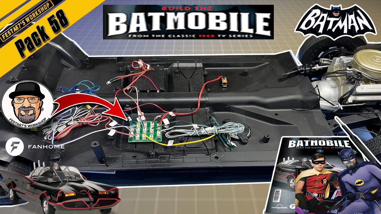 Build the 1:8 Scale 1966 Batmobile From Fanhome - Issue 58 - YouTube
