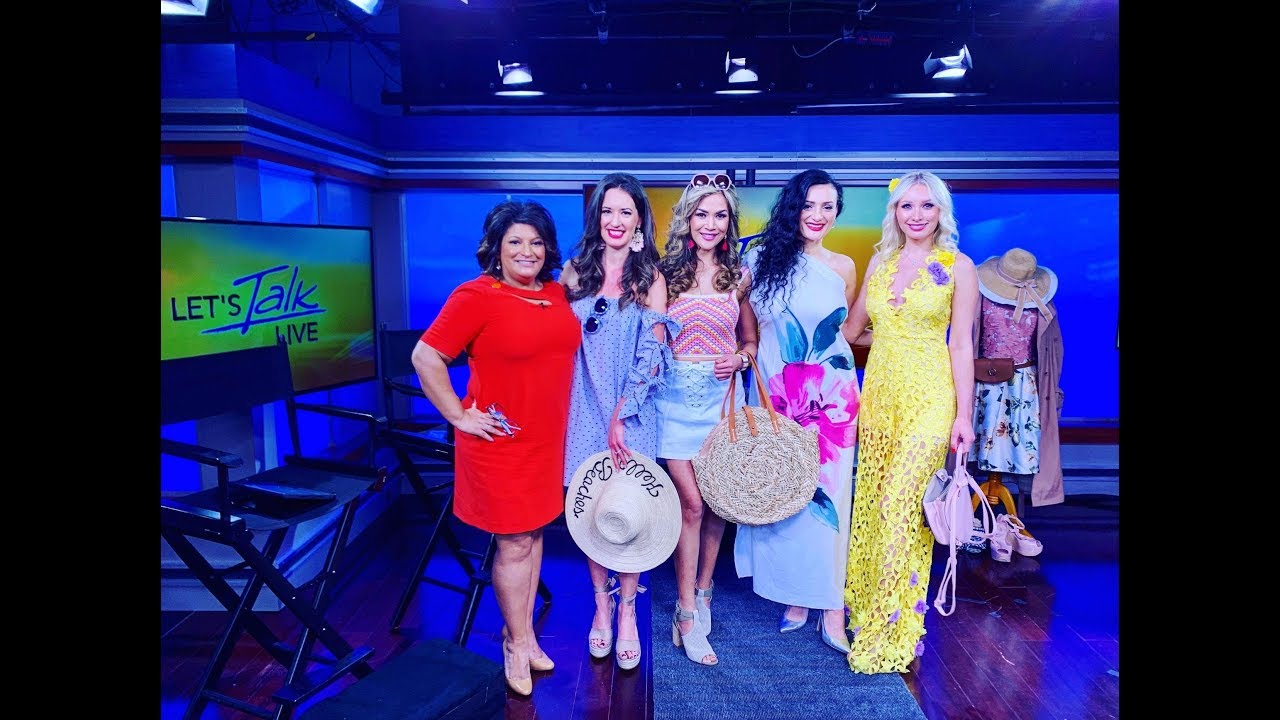 WJLA ABC Let's Talk Live 3 14 19 Spring Break Fashion 10am - YouTube