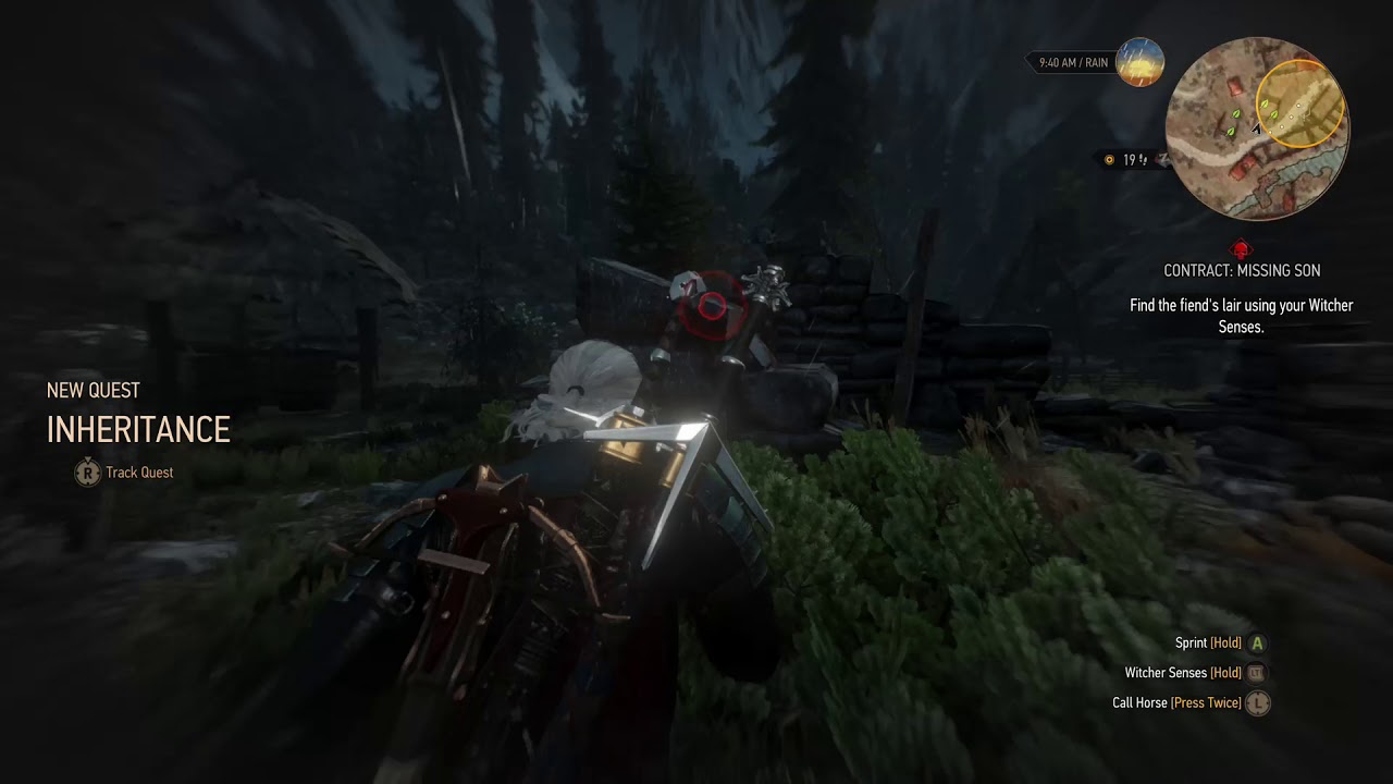 Witcher 3 Wild Hunt NG+ Morvudd Fiend Düşük Levelde Cat Eyes + Crossbow ...