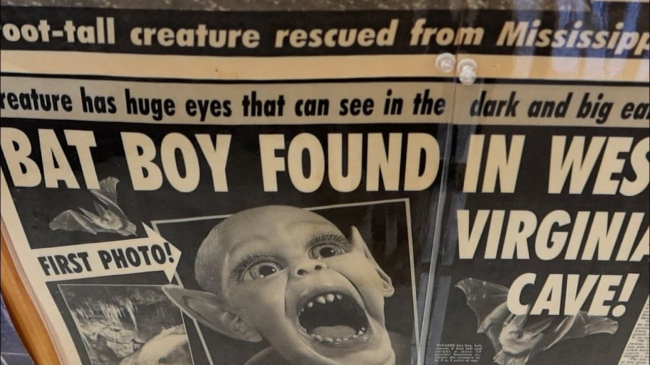 UNDERGROUND Tour at LOST WORLD CAVERNS | Home Of BAT BOY! - YouTube