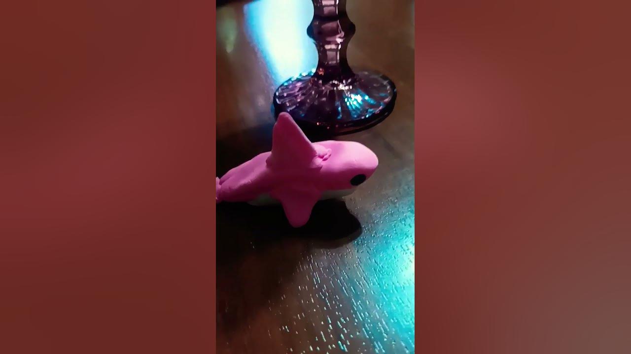 🦈🌿делаю акулу из воздушного пластилина☁️ Youtube