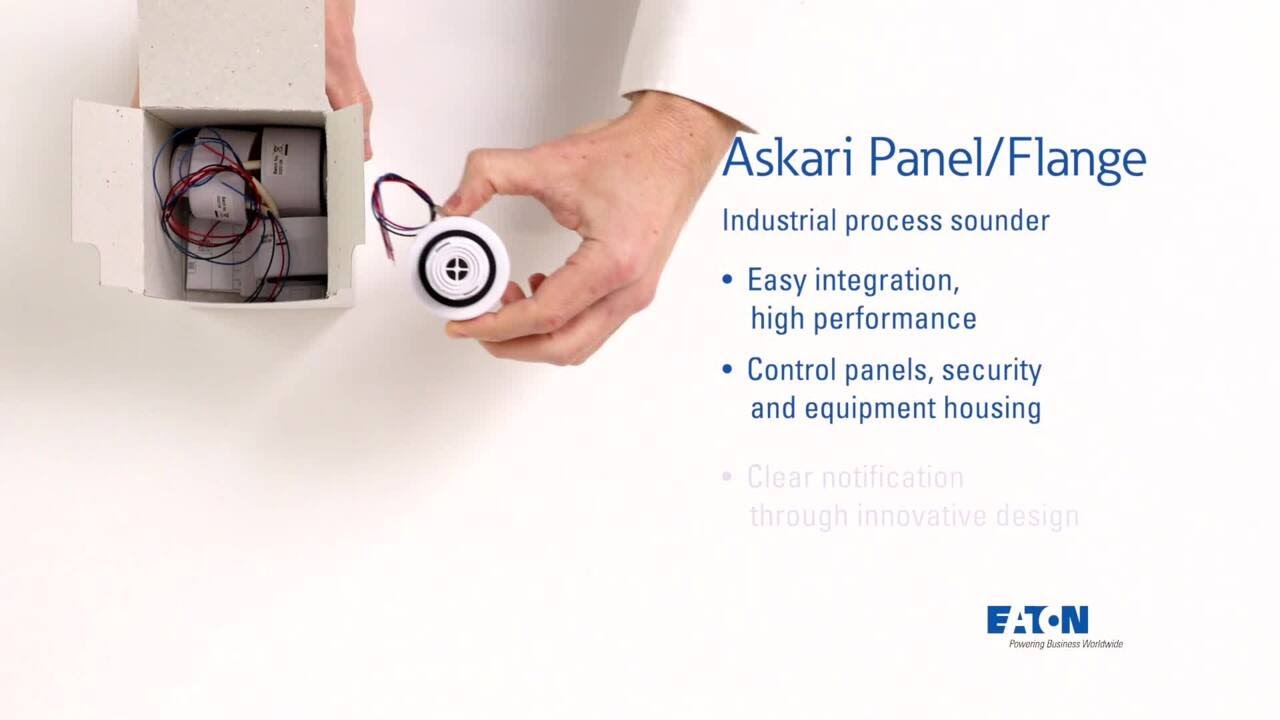 Unboxing the Askari Panel & Flange industrial sounder - YouTube