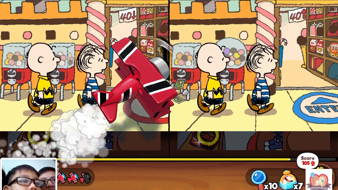 Snoopy Spot the Difference Gameplay Facecam | Levels 336 to 340 ...
