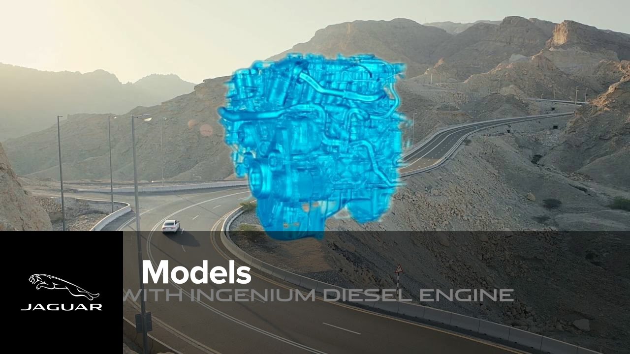 All-New Jaguar XF - Ingenium Diesel Engine - YouTube