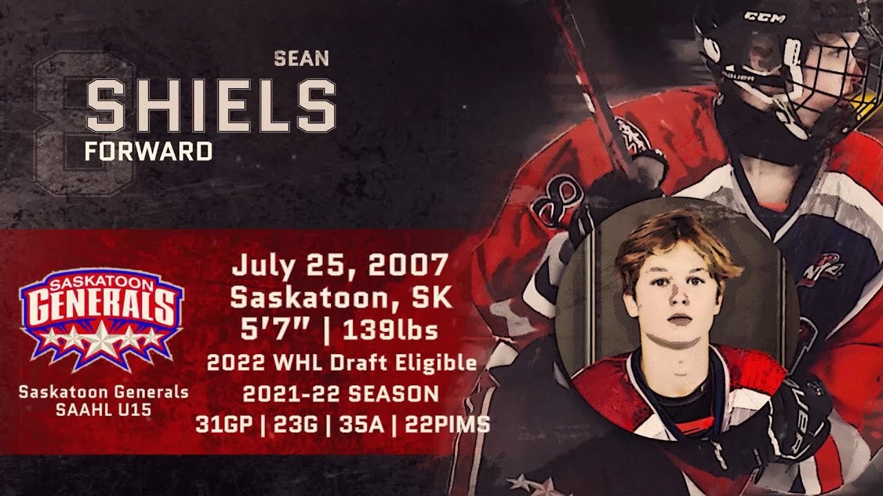 Sean Shiels | 2021-22 Highlights Saskatoon Generals U15 AA | 2022 WHL ...