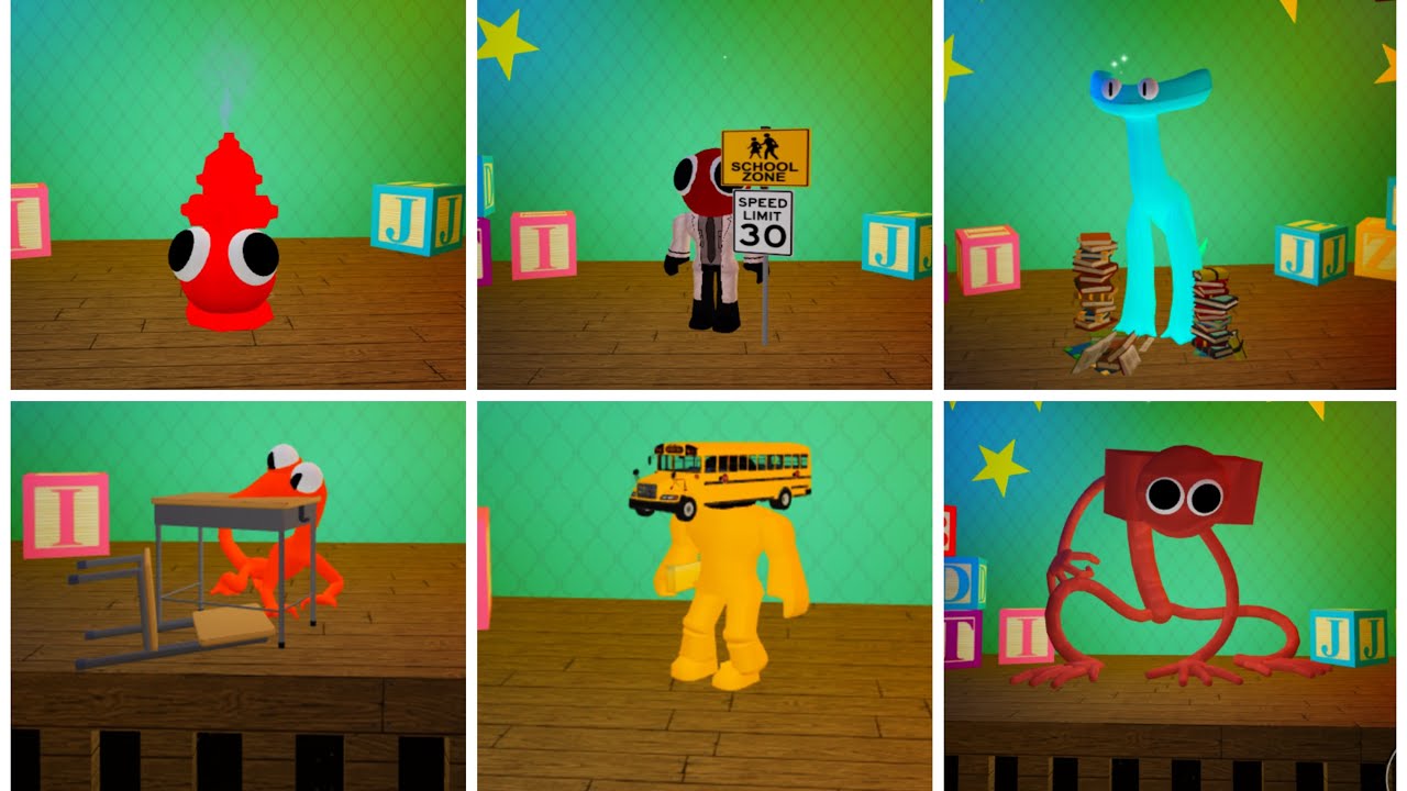 Find Rainbow Friends Morphs (School Update) Roblox - YouTube