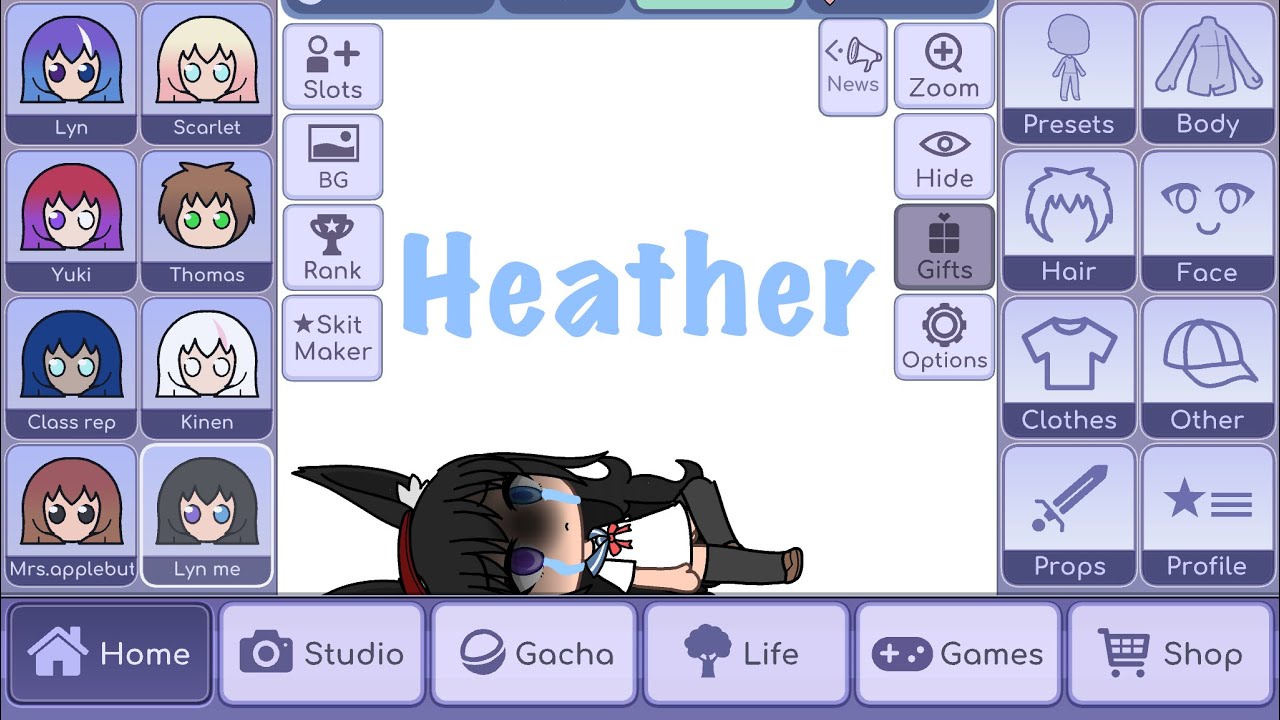 MAYBE new oc || singing heather || cover - YouTube