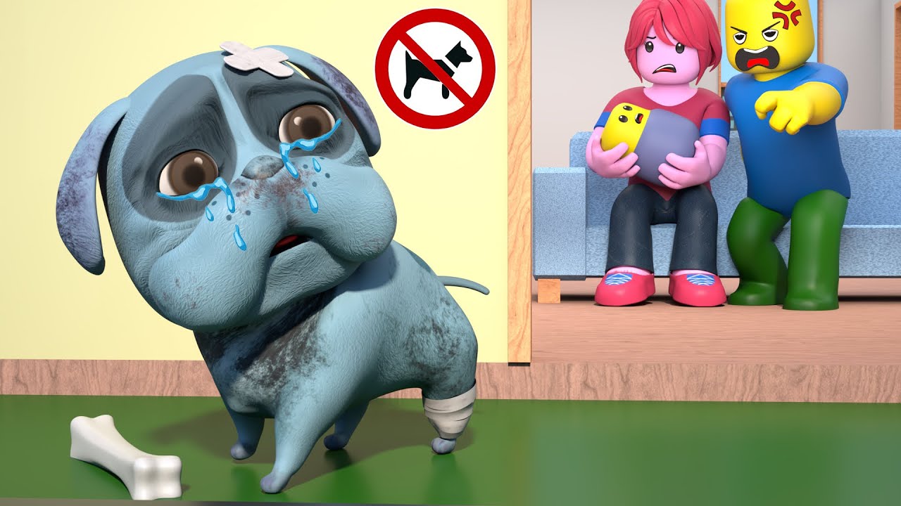 Roblox Brookhaven 🏡RP: PJ Pug A Pillar Sad Story (Poor Dog) ♪ Roblox ...