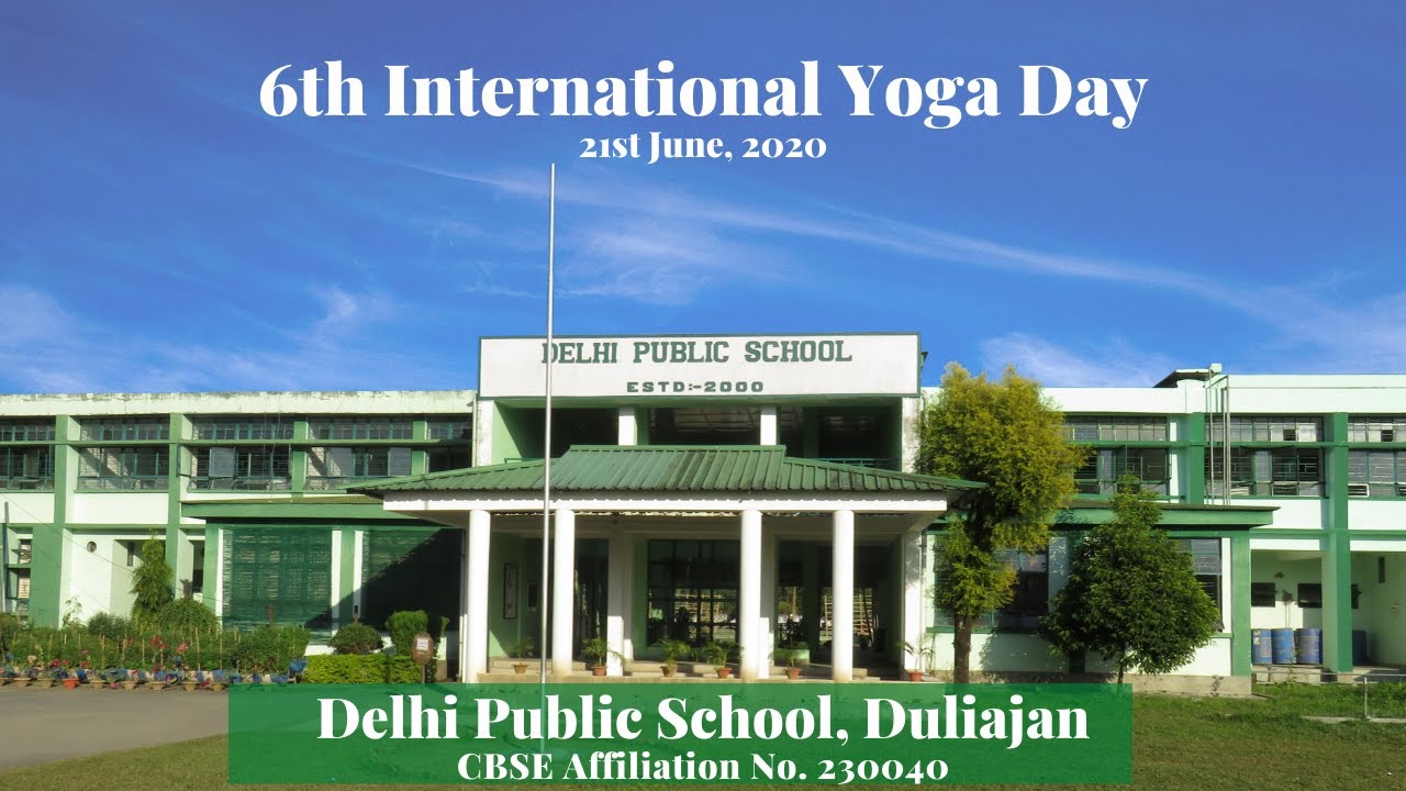 6th International Yoga Day 2020 DPS Duliajan - YouTube