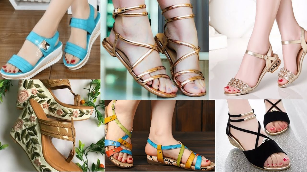 Beautiful and attractive sandals|decent sandals for girls|flat sandals ...