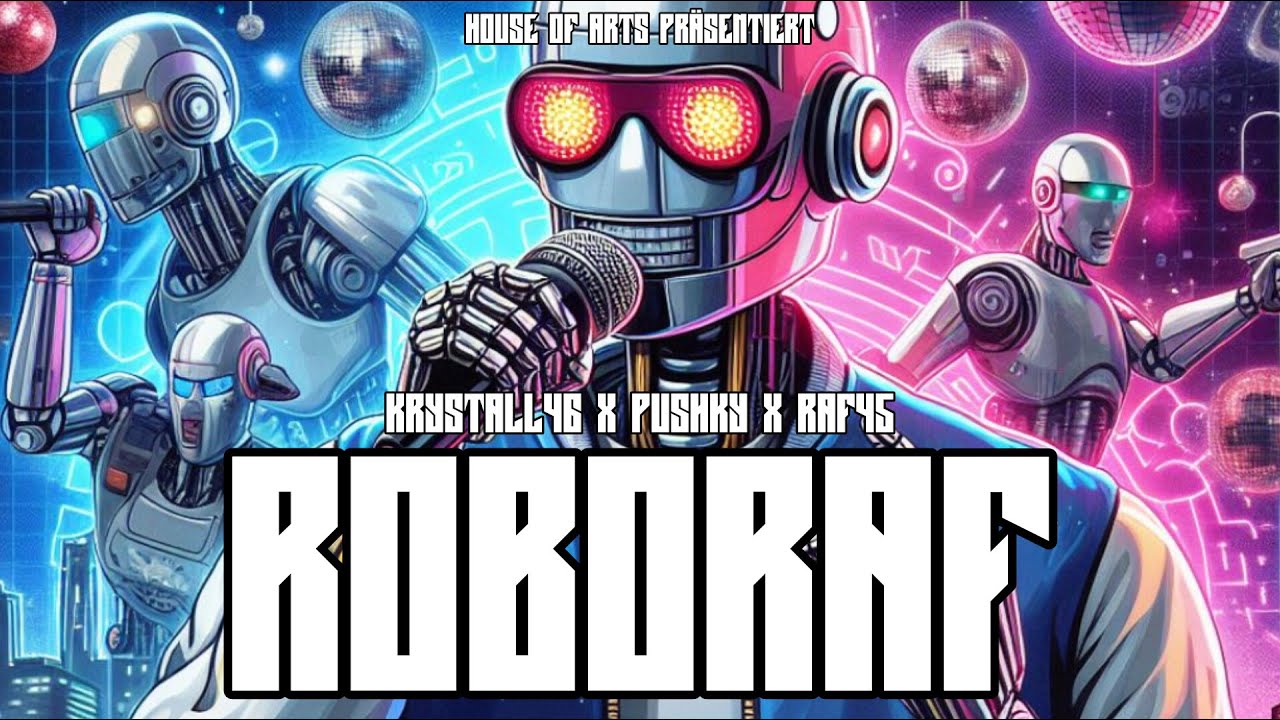 KRYSTALL46 x PUSHKY x RAF45 - ROBORAF (EPILEPSIE WARNUNG) - YouTube