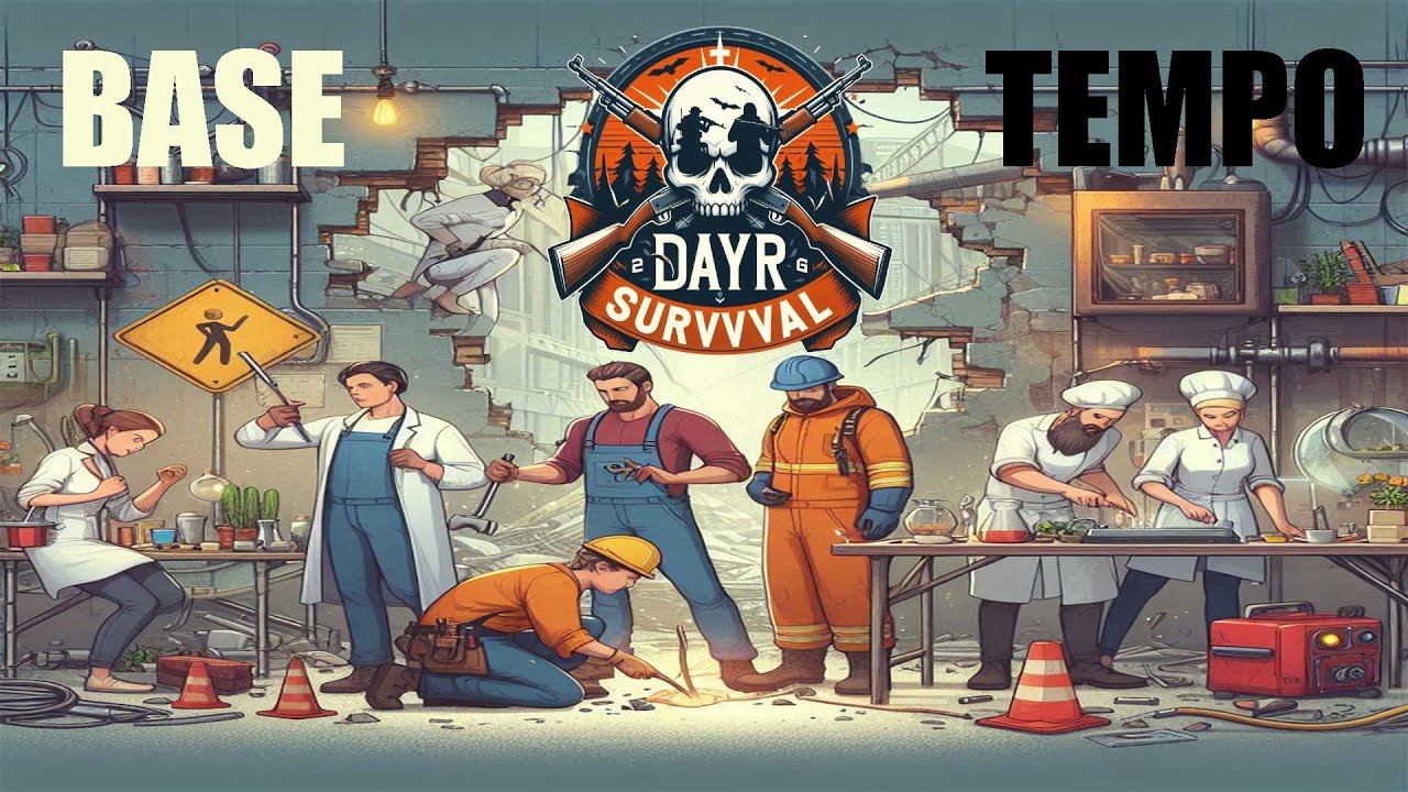 DAY R SURVIVAL - ARRUMANDO A BASE NIVEL 100 E UM COMPARATIVO ⏳⏰🏗️ - YouTube