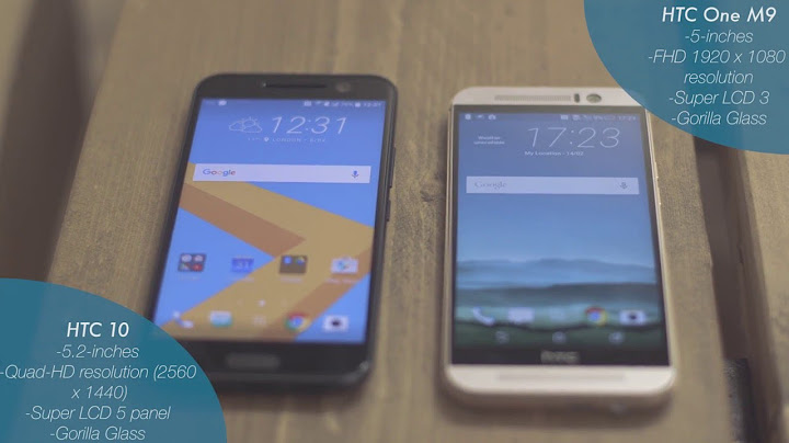 So sánh htc 10 evo và htc m9