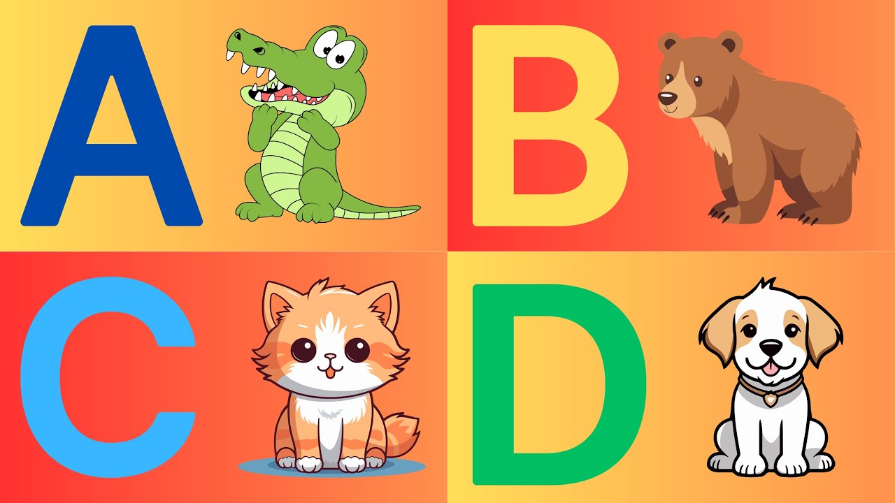 ABC Animals Song for Kids: Learn the Alphabet with Fun Animal Friends ...
