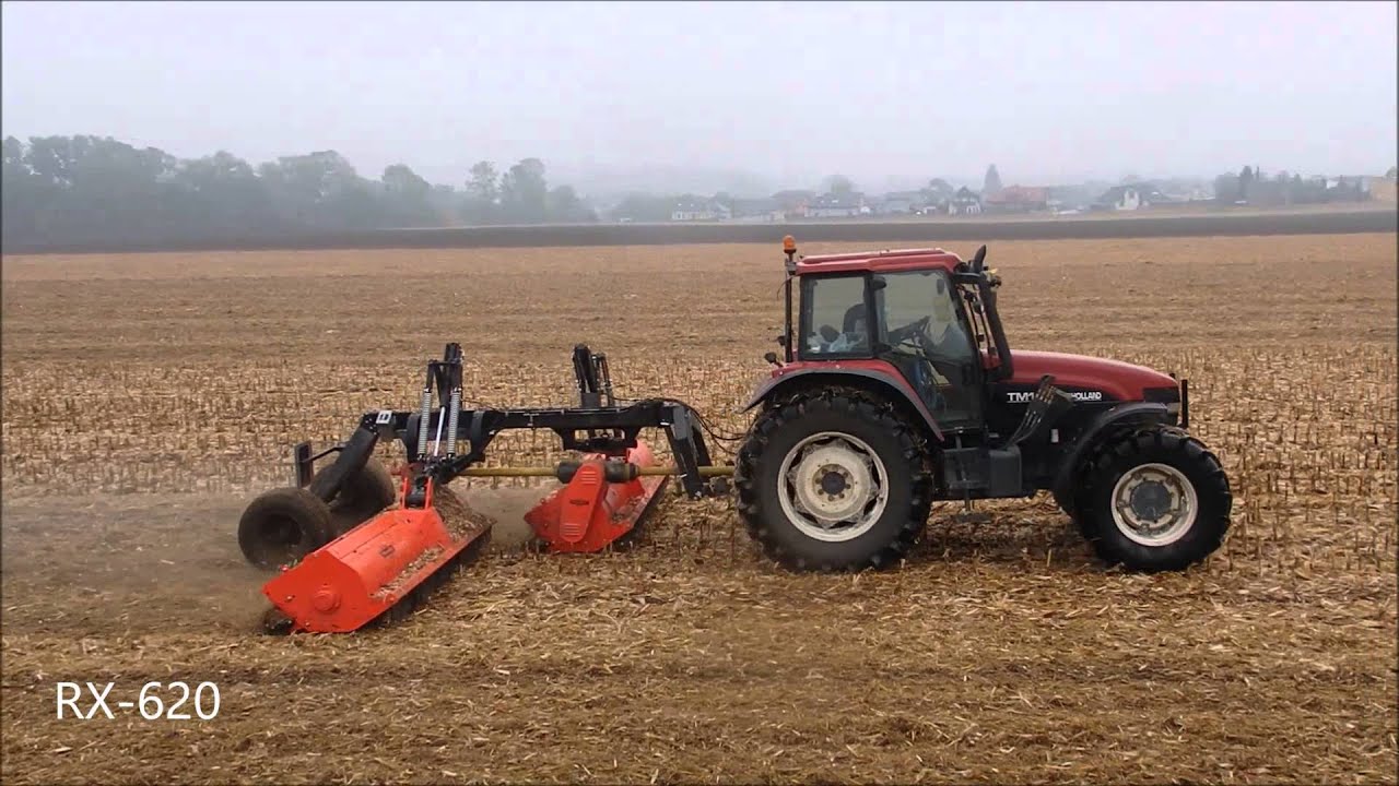 "Perfect" RX-620 trailed flail mower combination - YouTube