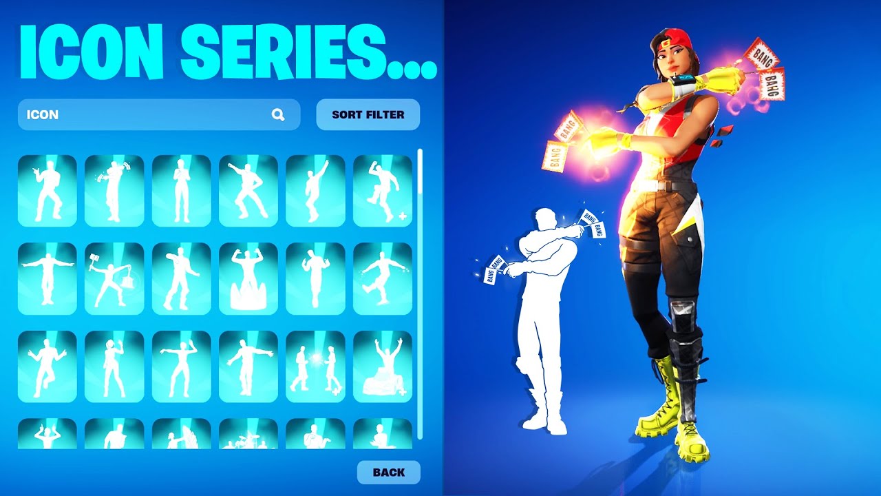 ALL ICON SERIES DANCE & EMOTES IN FORTNITE! #10 - YouTube