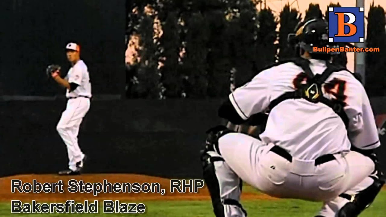 ROBERT STEPHENSON, RHP, BAKERSFIELD BLAZE, PITCH SEQUENCE AT 200 FPS ...