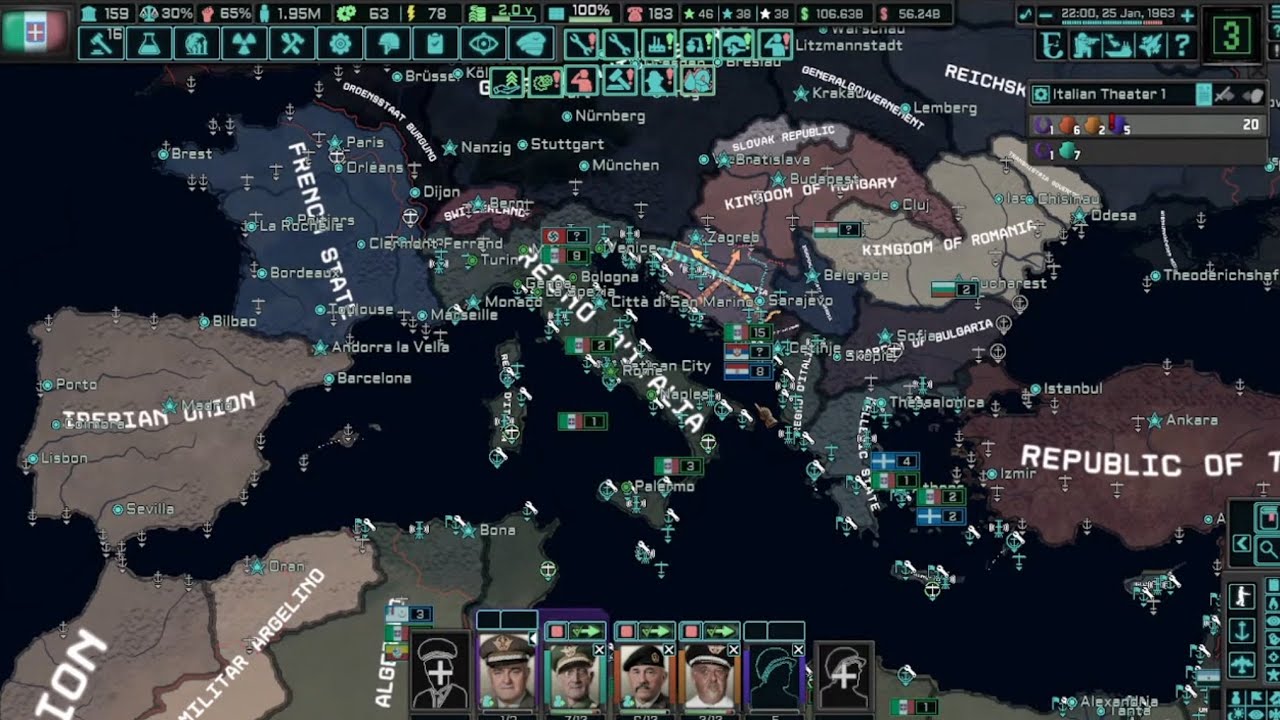 Playing TNO Democratic Italy (Part 1) - YouTube