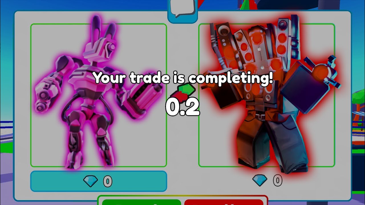 I Trying to Trade Mech Bunny Titan For Hyper Upgraded Titan Speakerman ...