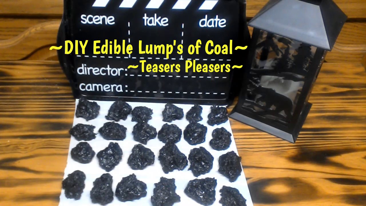 ~DIY Edible Lump's of Coal~ - YouTube