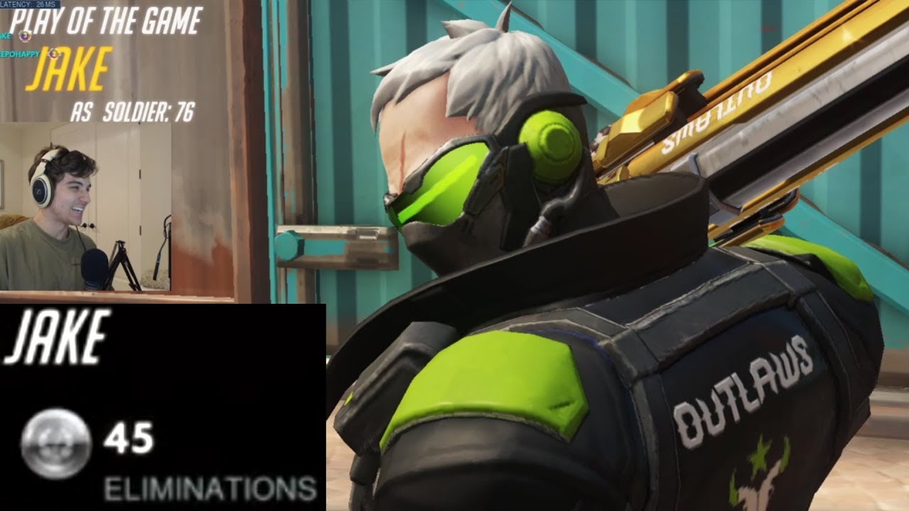 PRO SOLDIER 76 JAKE SHOWING HIS TRACKING SKILLS! POTG! [ OVERWATCH ...