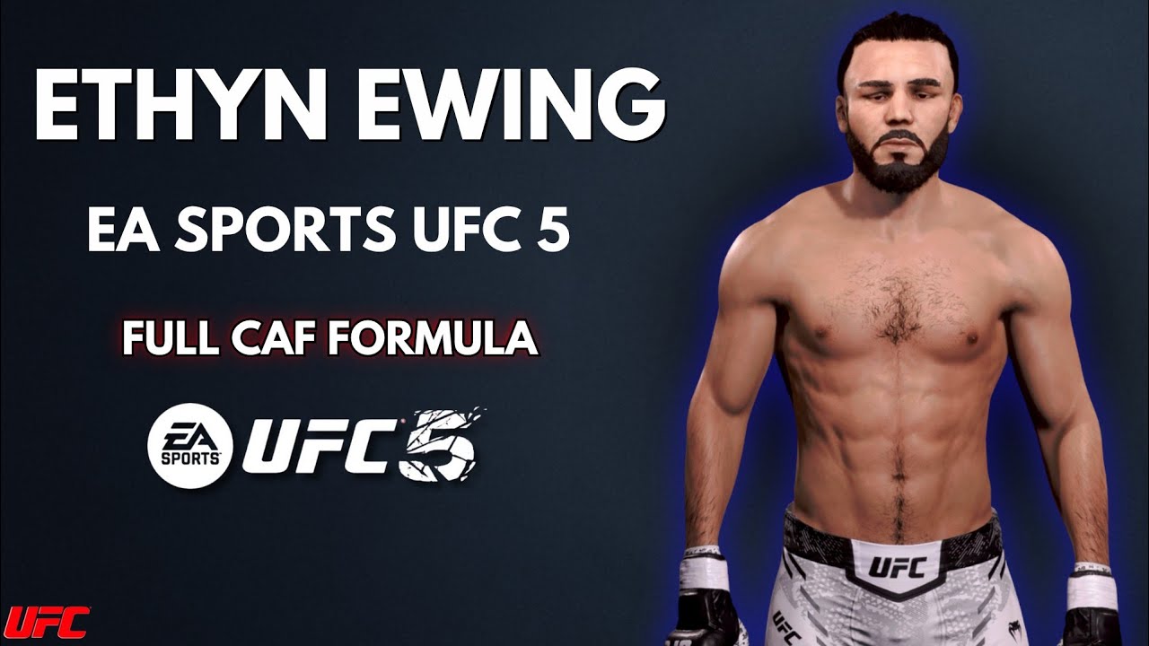 ETHYN EWING in UFC 5 – FULL Formula & Realistic Look - YouTube