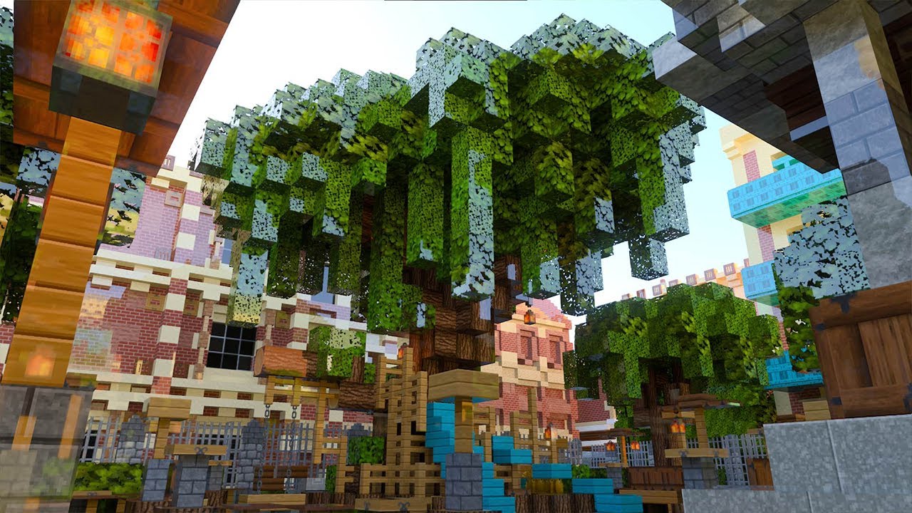 CONSTRUCTION D'UNE VILLE SUR MINECRAFT - BUILD CITY RP ! #63 [LIVE ...