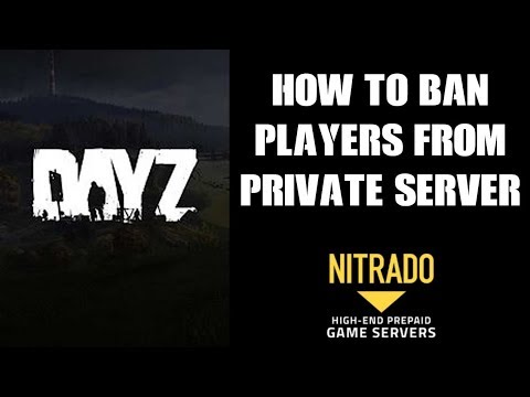 How To Ban Or Blacklist Players From Your DAYZ Nitrado Private Server ...