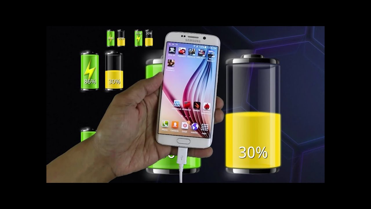 Galaxy S6 Edge - Battery Life Test (running an intensive game) - YouTube