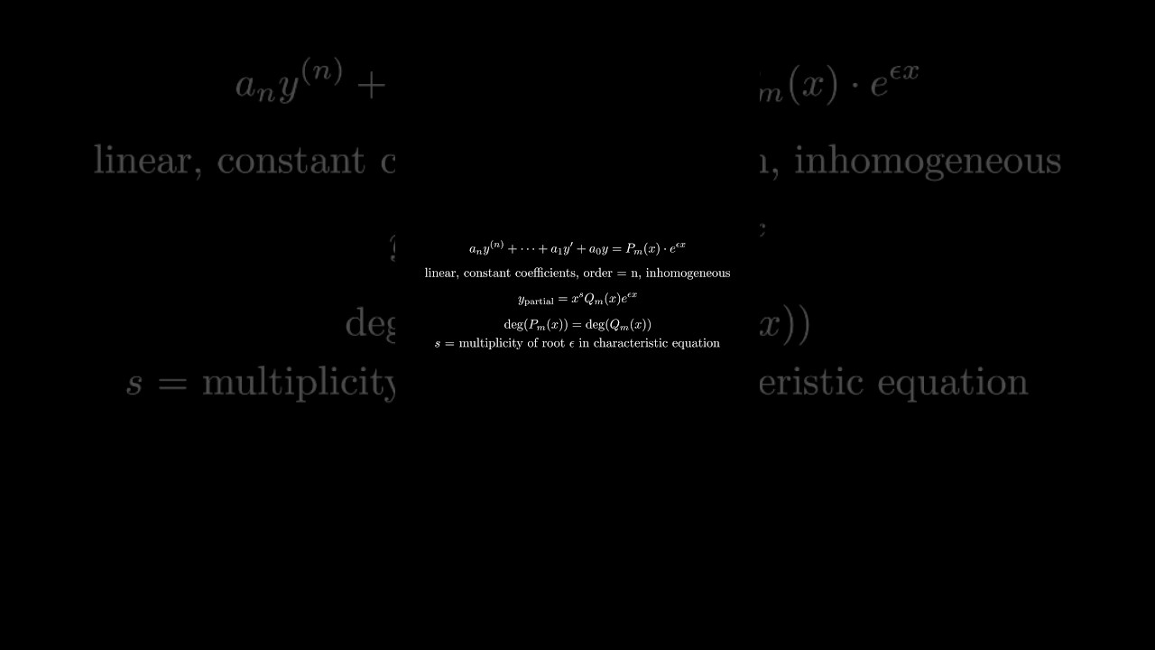 Differential equation 🔥 #mathematics #animation #math #shorts - YouTube
