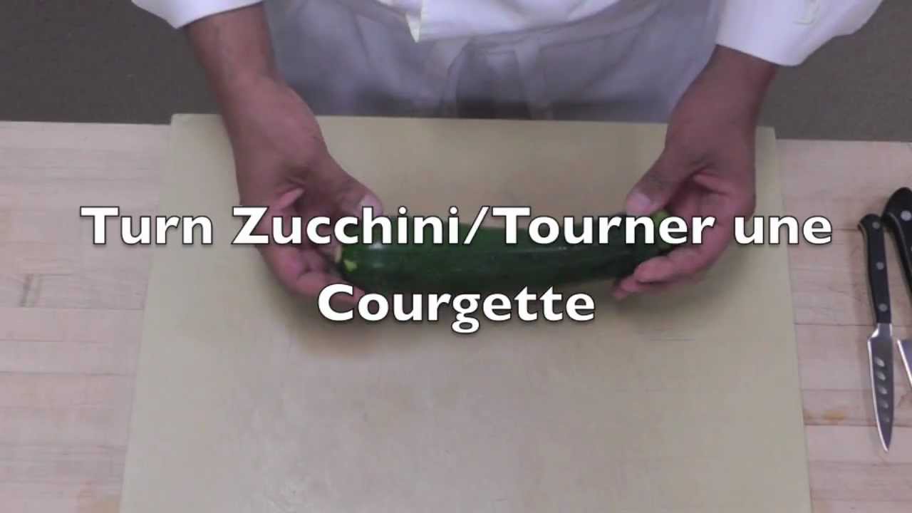 How to Turn Vegetables - How to carve Vegetables - Fancy Zucchini ...