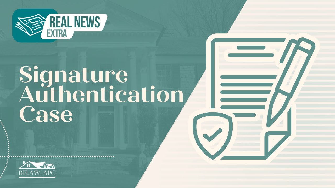 Signature Authentication Case - YouTube