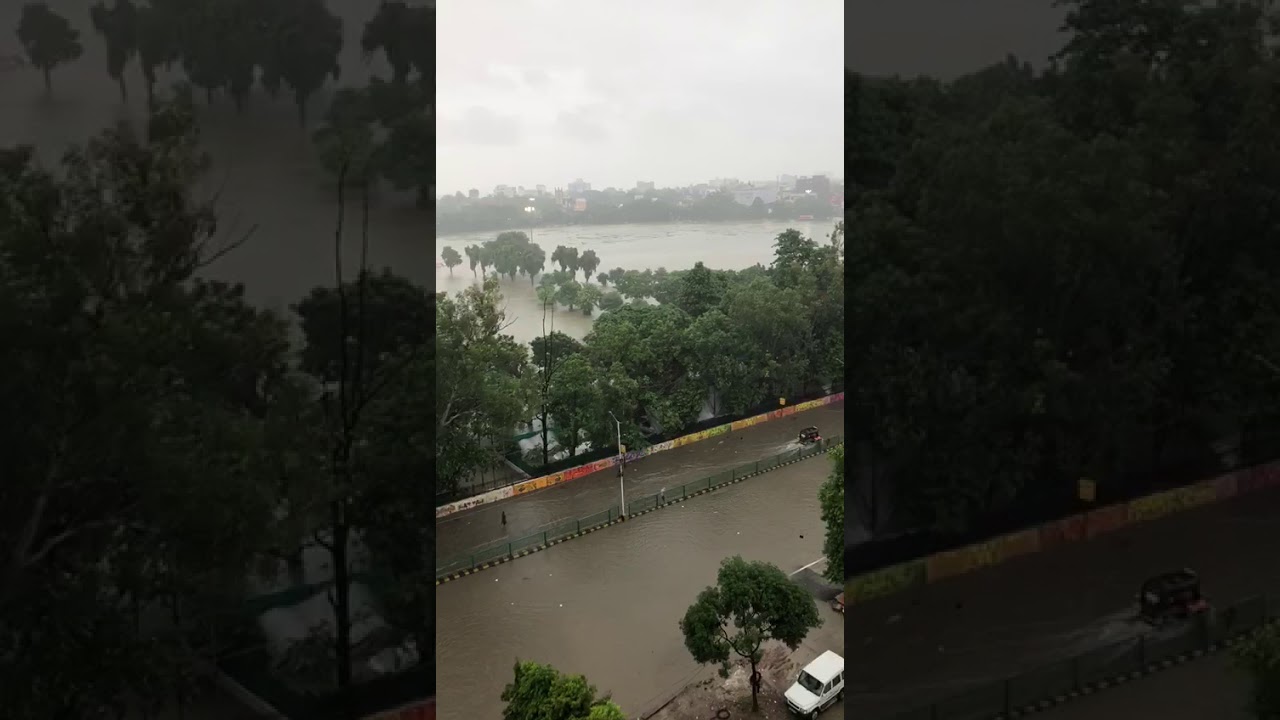 Bihar || Patna Flood due to Heavy Rains || River Ganga Flowing in Roads ...