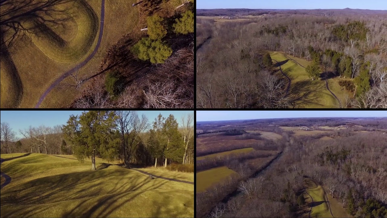 Serpent Mound Aerial Video - YouTube