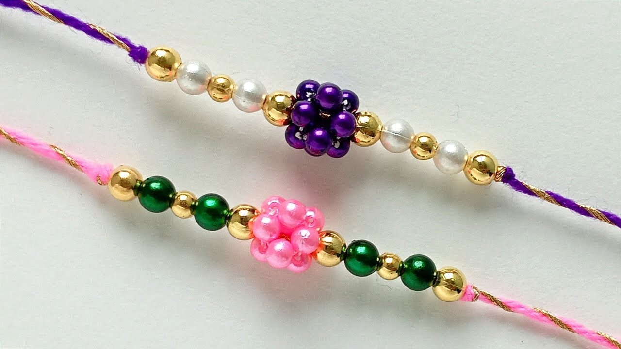Easy rakhi || how to make rakhi || rakhi making ideas at home || easy ...