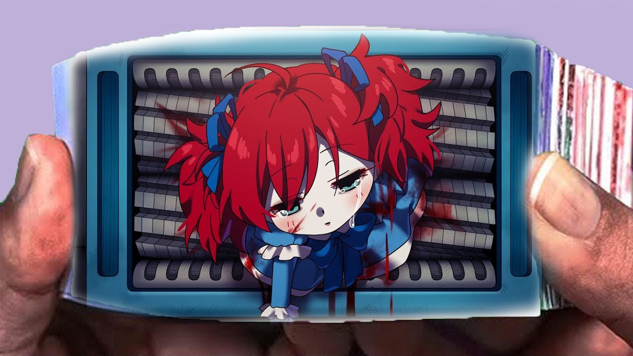 Poppy Death - Poppy Playtime animation | flip book - YouTube