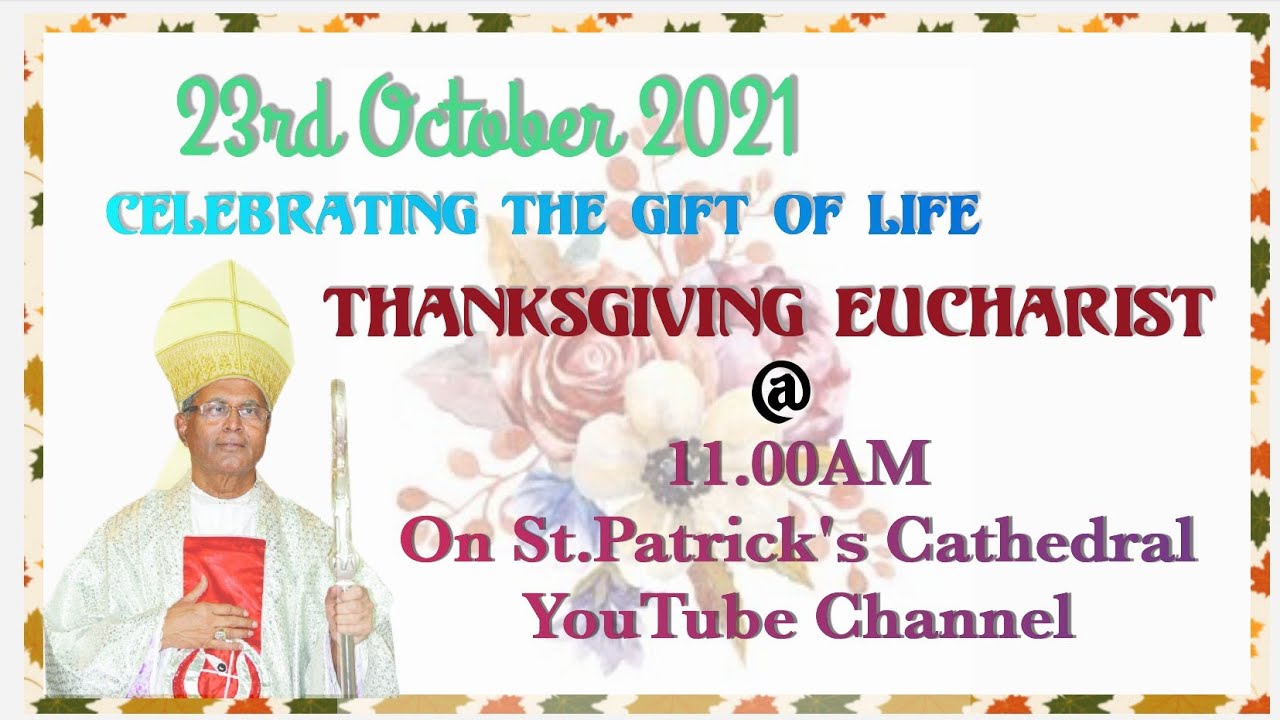 Birthday of Bishop Thomas Dabre - YouTube